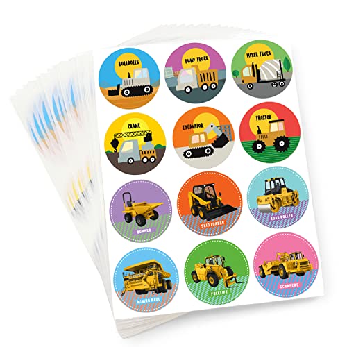 Construction Stickers For Kids – Easykart Labels
